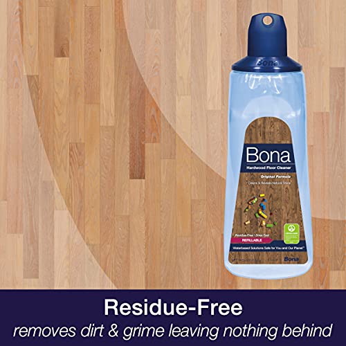 Bona Hardwood Floor Cleaner Refillable Spray Mop Cartridge, 34 Fl Oz