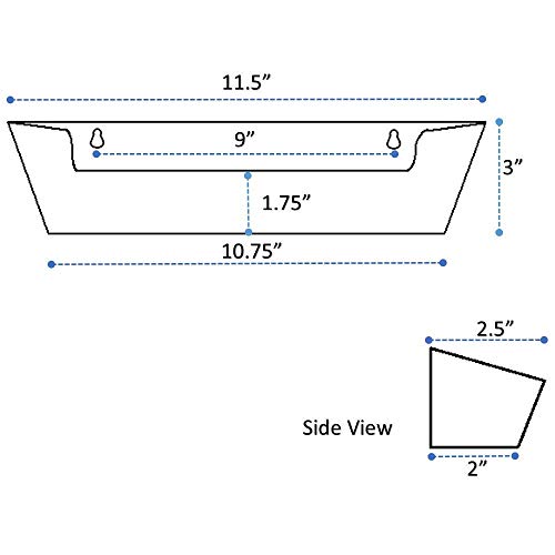 Sink Front Tip-Out Tray (for 12-1/2" Wide Space, 11-3/4" Tray Size, White)