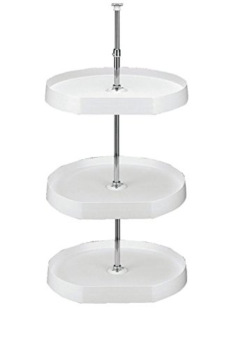 Rev-A-Shelf 7000 Series D-Shaped 3 Shelf Set 20" White