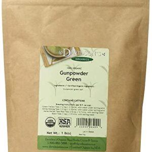 Davidson's Tea Bulk, Gunpowder Green, 1-Pound Bag