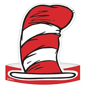 amscan dr. seuss party hats | 8″ x 7.9″ | 36 pcs