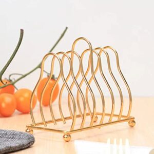 Operitacx Plate Racks Metal Dish Rack Pot Lid Holder Plate Stand Kitchen Cabinet Organizer Drying Rack for Bowl Cup Cutting Board