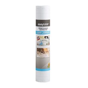 duck easyliner adhesive laminate, clear, 6 pack, 12 in. x 36 ft. (287359)