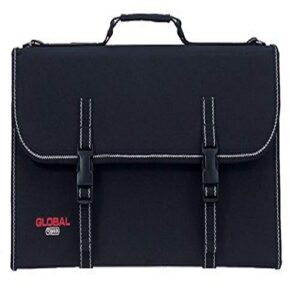 global g-667/21, 21 pocket portfolio handle, black knife case