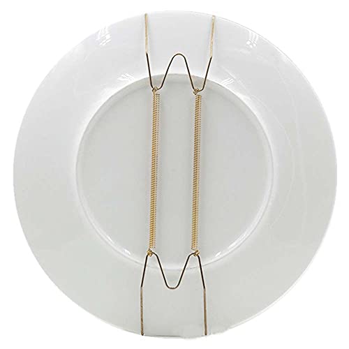 Dish Display Plate Hangers,6/7/8/10/12/14/16 Inch Invisible Wall Plate Hangers Stainless Decorative Wire Plate Hangers for Antique Plates,Art(6 inch)