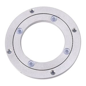 table bearing, heavy duty aluminium alloy rotating bearing, turntable round dining table smooth swivel plate(#1 4 inch)