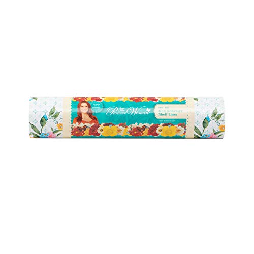 The Pioneer Woman Sweet Rose Non-Adhesive Shelf Liner, 12" x 10'