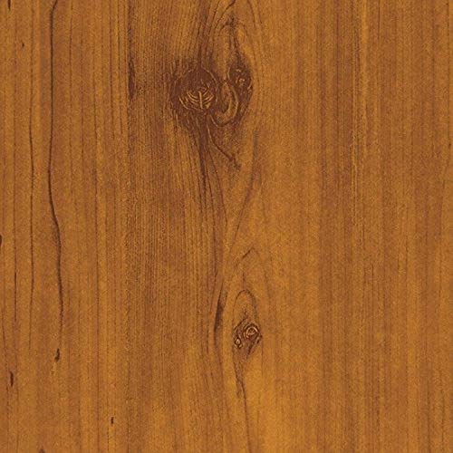 Magic Cover Adhesive Vinyl Paper for Lining Shelves and Drawers, Decorating and Craft Projects, 18" x 60', Knotty Pine