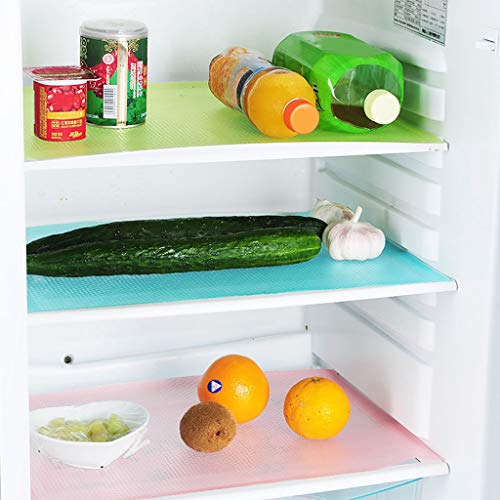 HTDBKDBK Refrigerator Liners, Washable Mats Covers Pads, Home Kitchen Gadgets Accessories Organization for Top Freezer Glass Shelf Wire Shelving Cupboard Cabinet Drawers