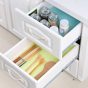 HTDBKDBK Refrigerator Liners, Washable Mats Covers Pads, Home Kitchen Gadgets Accessories Organization for Top Freezer Glass Shelf Wire Shelving Cupboard Cabinet Drawers