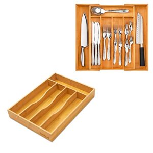 bamboo silverware organizer by bellsal