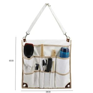 LTDH Camping Tableware Storage Bag Portable Picnic Utensil Organizer Canvas Cooking Utensil Bag Travel Organizer Bag For BBQ Camping Hiking