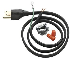 insinkerator garbage disposal power cord kit, crd-00 , black, pack of 1