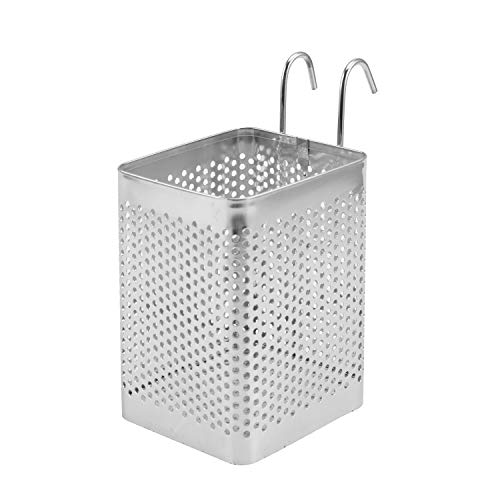 Sundarling Sink Basket,Kitchen Utensils Chopsticks Knife and Fork Holder Drying Rack Basket,2.87" 2.87" 4.52" (Style 1)