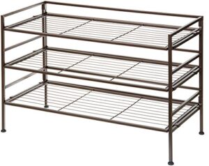 amazon basics 9-pair shoe rack organizer