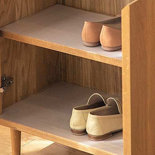 2 Pack Refrigerator Liners & Shelf Liner by LIYUXIDONG, EVA Shelves Paper with Waterproof & Non-Slip Durable Table Place Fridge Pads Mats for Kitchen Cupboard Cabinet Drawer, 15.74 x 78.7 (White)