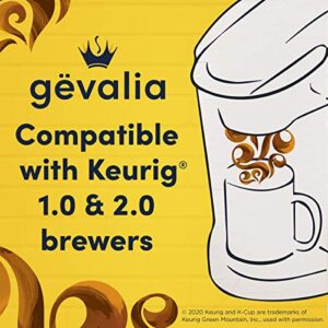 Gevalia Caramel Macchiato Espresso K-Cup Coffee Pods and Froth Packets (6 Pods and Froth Packets)