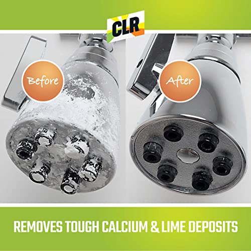 CLR Calcium, Lime & Rust Remover, Blasts Calcium, Dissolves Lime, Zaps Rust Stains, 42 Ounce Bottle (Pack of 2)