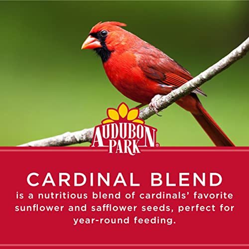 Audubon Park Cardinal Blend Wild Bird Food, Cardinal Bird Seed for Outside Feeders, 4-Pound Bag