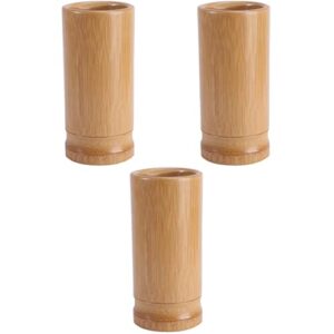 zerodeko 3 pcs kitchen chopsticks storage holder simple kitchen cutlery bamboo bucket