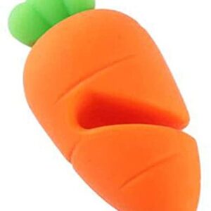 Silicone Spill Proof Lid Lifters Cute Carrot Shaped Small Soft Heat Pot Pan Saucepan Lid Holder Fun Kitchen Gadgets Deft Design