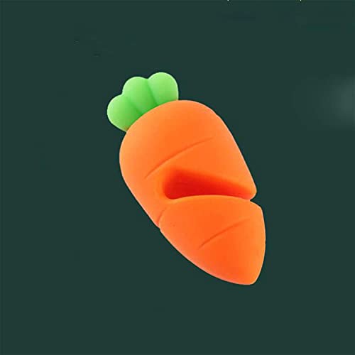 Silicone Spill Proof Lid Lifters Cute Carrot Shaped Small Soft Heat Pot Pan Saucepan Lid Holder Fun Kitchen Gadgets Deft Design