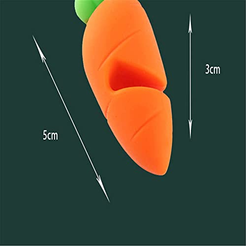 Silicone Spill Proof Lid Lifters Cute Carrot Shaped Small Soft Heat Pot Pan Saucepan Lid Holder Fun Kitchen Gadgets Deft Design