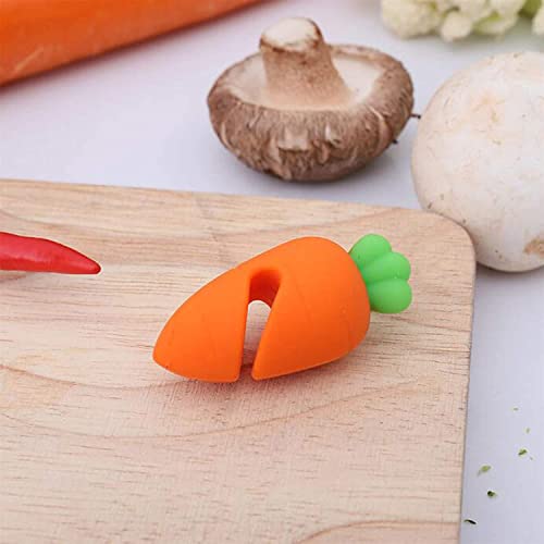 Silicone Spill Proof Lid Lifters Cute Carrot Shaped Small Soft Heat Pot Pan Saucepan Lid Holder Fun Kitchen Gadgets Deft Design