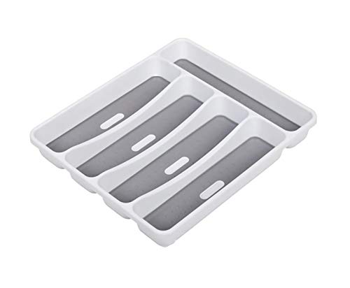 HMF DrawerStore Kitchen Drawer Organizer Tray for Cutlery,knives, Utensils and Gadgets Silverware Flatware Drawer Tray