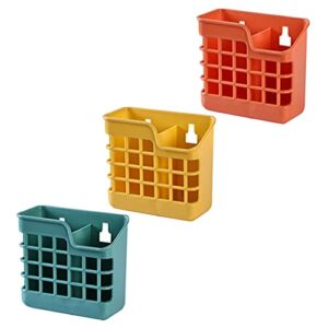 frcolor spoons silverware 3pcs cutlery caddy organizer plastic cutlery storage caddy bin basket organizer forks utensils holder utensil cutlery flatware holder chapstick holder