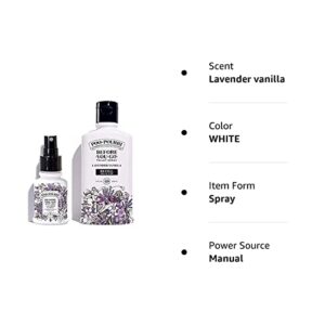 Poo-Pourri Lavender Vanilla 9-Ounce Refill Bottle and 1.4-Ounce Refillable Bottle Lavender Vanilla