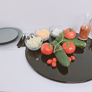 Deluxe Black Acrylic Lazy Susan