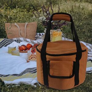 Tableware Storage Bag Cookware Cooking Utensils Organizer for Picnic