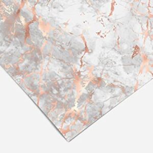 Gray Rose Gold Marble Contact Paper | Shelf Liner | Drawer Liner | Peel and Stick Paper 297 24in x 96ft (8ft)