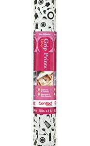 Con-Tact Grip Prints 4 ft. L x 18 in. W Cucina Non-Adhesive Grip Liner - Case of: 66