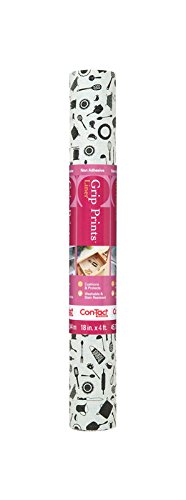 Con-Tact Grip Prints 4 ft. L x 18 in. W Cucina Non-Adhesive Grip Liner - Case of: 66