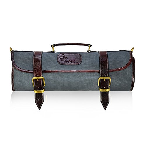 9 Pocket Canvas Knife Bag