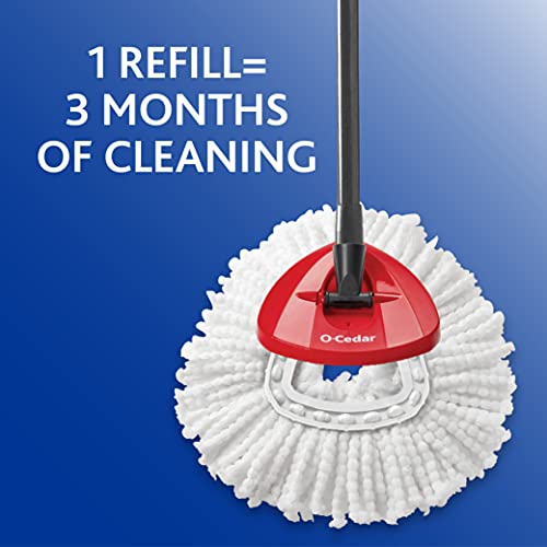 O-Cedar EasyWring Microfiber Spin Mop and Bucket Cleaning System