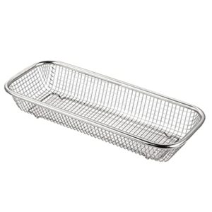 doitool dishwasher silverware cutlery basket, stainless steel cutlery utensil holder flatware drying rack countertop cutlery holder