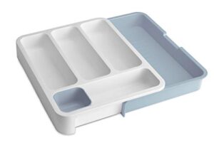 joseph joseph drawerstore with cutlery tray – grey blue one size