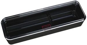 pearl metal hb-2912 cutlery case with lid, black, made in japan, tsubamesanjo