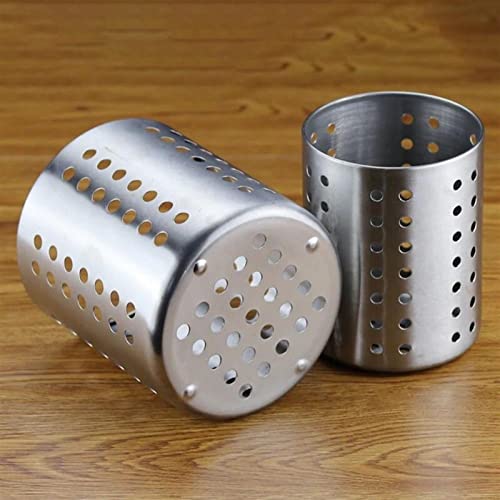 Yalych Utensil Caddy Chopstick Rest Cage Well Made Stainless Steel Stand Sturdy Lightweight Cutlery Kitchen Utensils Container Cutlery Pen Holder