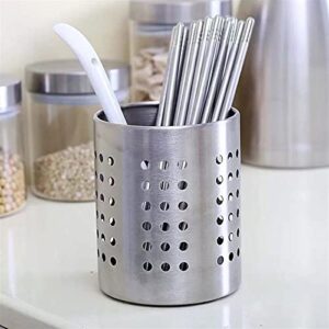 Yalych Utensil Caddy Chopstick Rest Cage Well Made Stainless Steel Stand Sturdy Lightweight Cutlery Kitchen Utensils Container Cutlery Pen Holder