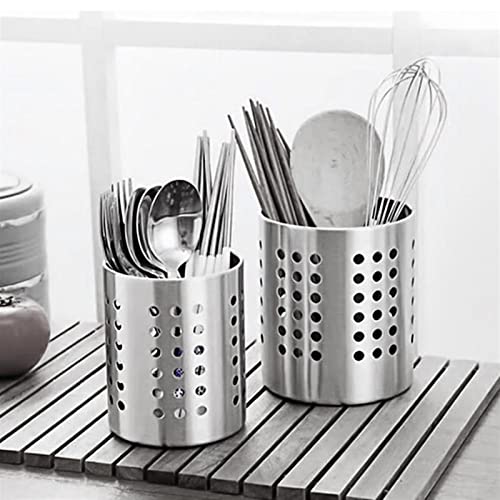 Yalych Utensil Caddy Chopstick Rest Cage Well Made Stainless Steel Stand Sturdy Lightweight Cutlery Kitchen Utensils Container Cutlery Pen Holder