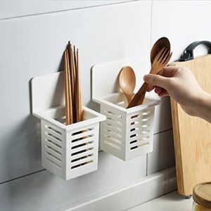 Yalych Utensil Caddy Multifunctional Drain Chopstick Holder Kitchen Storage Rack Cutlery Drain Shelf Detachable Pen Holder