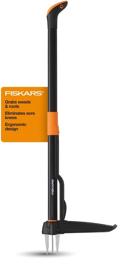 Fiskars 339950-1002 4-Claw Weeder, 39 Inch