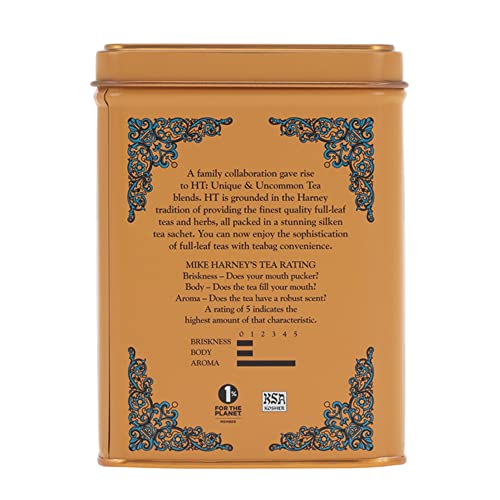 Harney & Sons HT Decaf Hot Cinnamon Tea, 20 Tea Sachets, 1.4 oz (40 g)