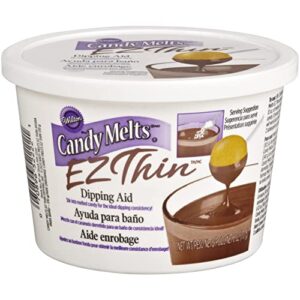 wilton ez thin dipping aid for candy melts candy, 6 oz.