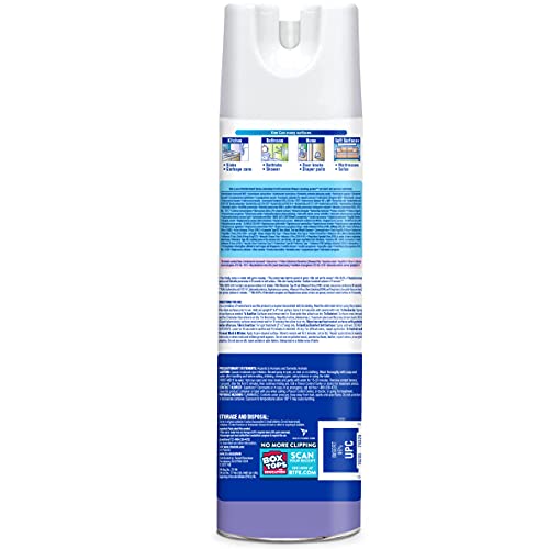 Lysol Disinfectant Spray, Sanitizing and Antibacterial Spray, For Disinfecting and Deodorizing, Early Morning Breeze, 19 Fl Oz, (Packaging May Vary)