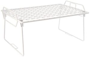 whitmor wire grid stacking utility shelf